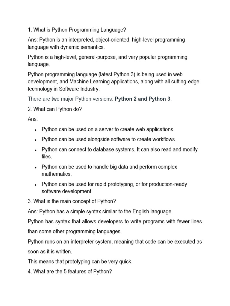 PYTHON SLIP TEST | PDF
