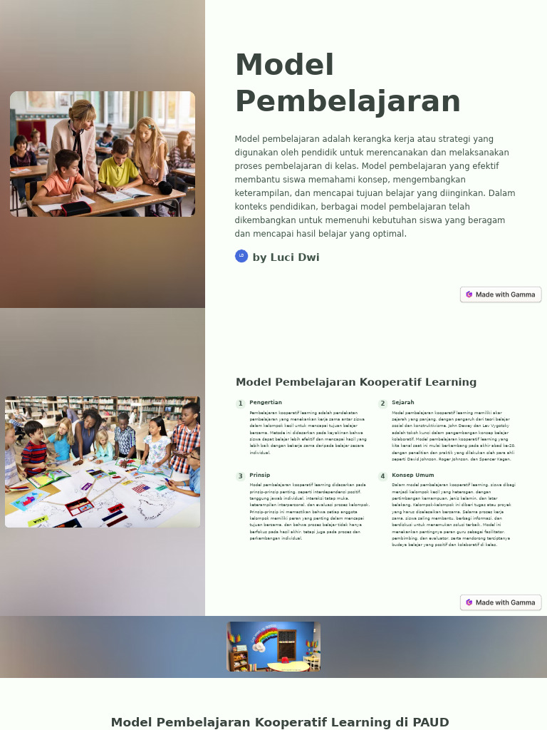 Model Pembelajaran | PDF