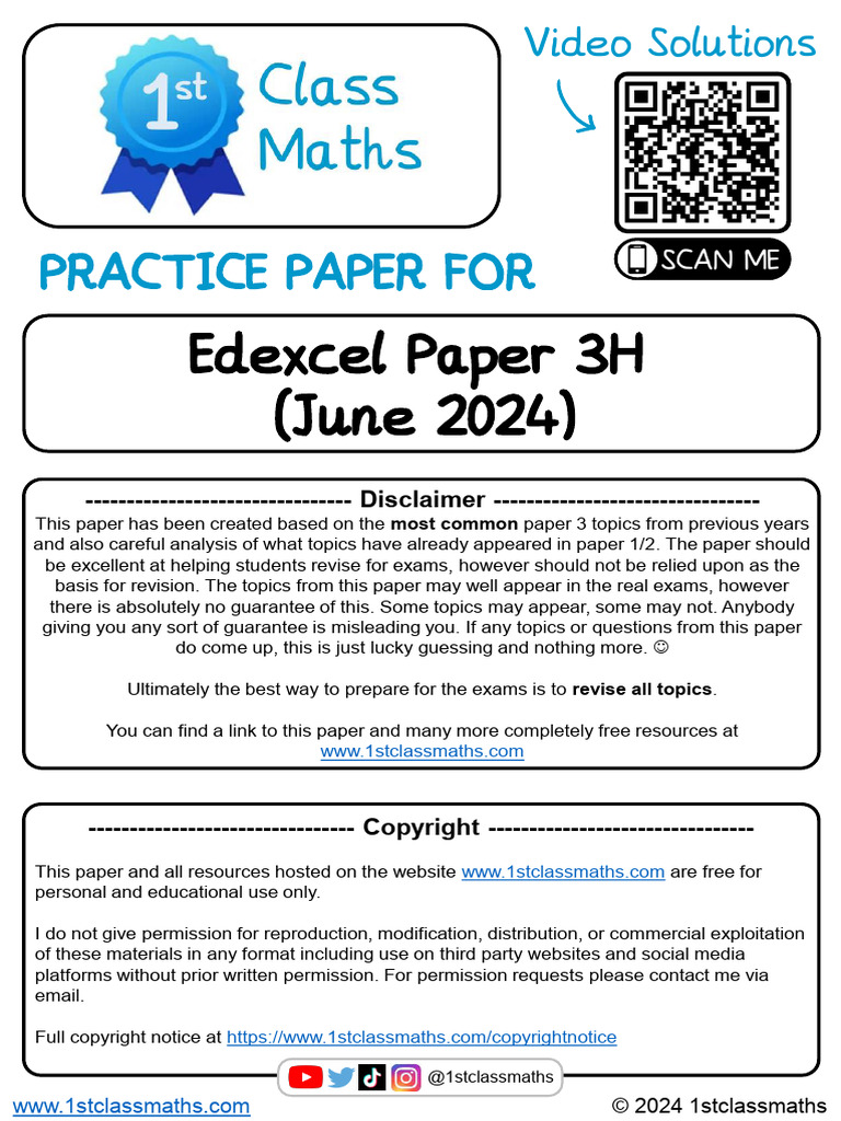 Gcse Maths Edexcel | PDF