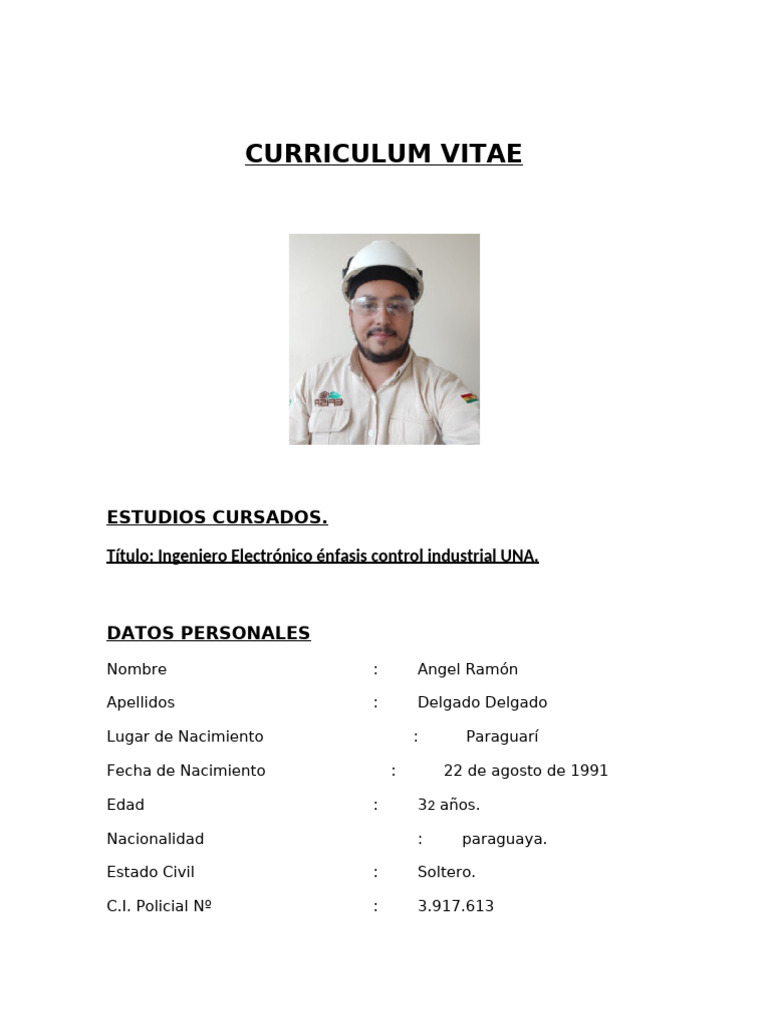 CV Angel Delgado | PDF