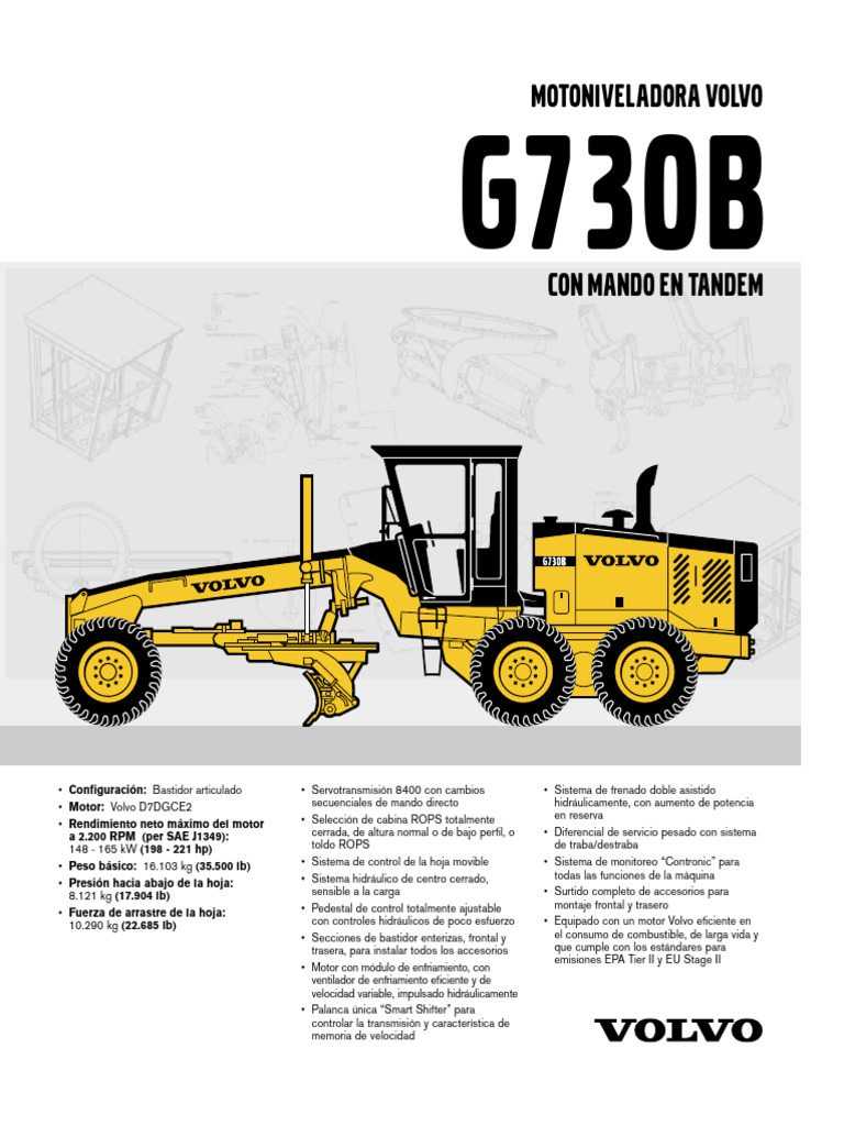 V g730b Volvo | PDF