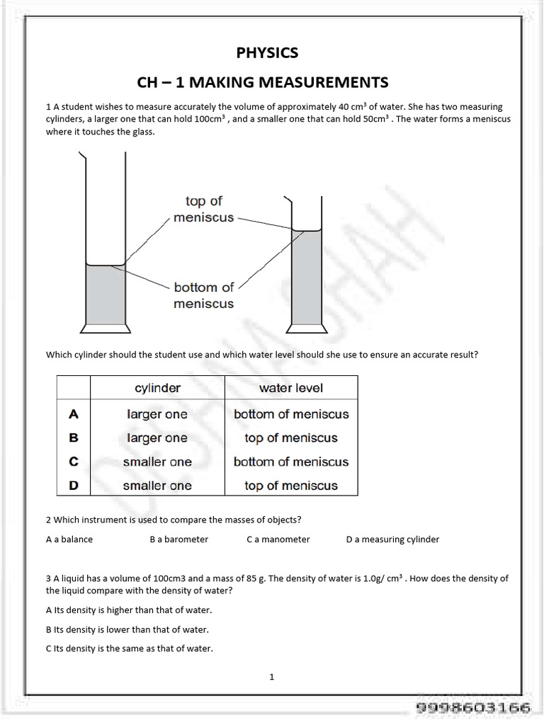 CH 1 TEST | PDF