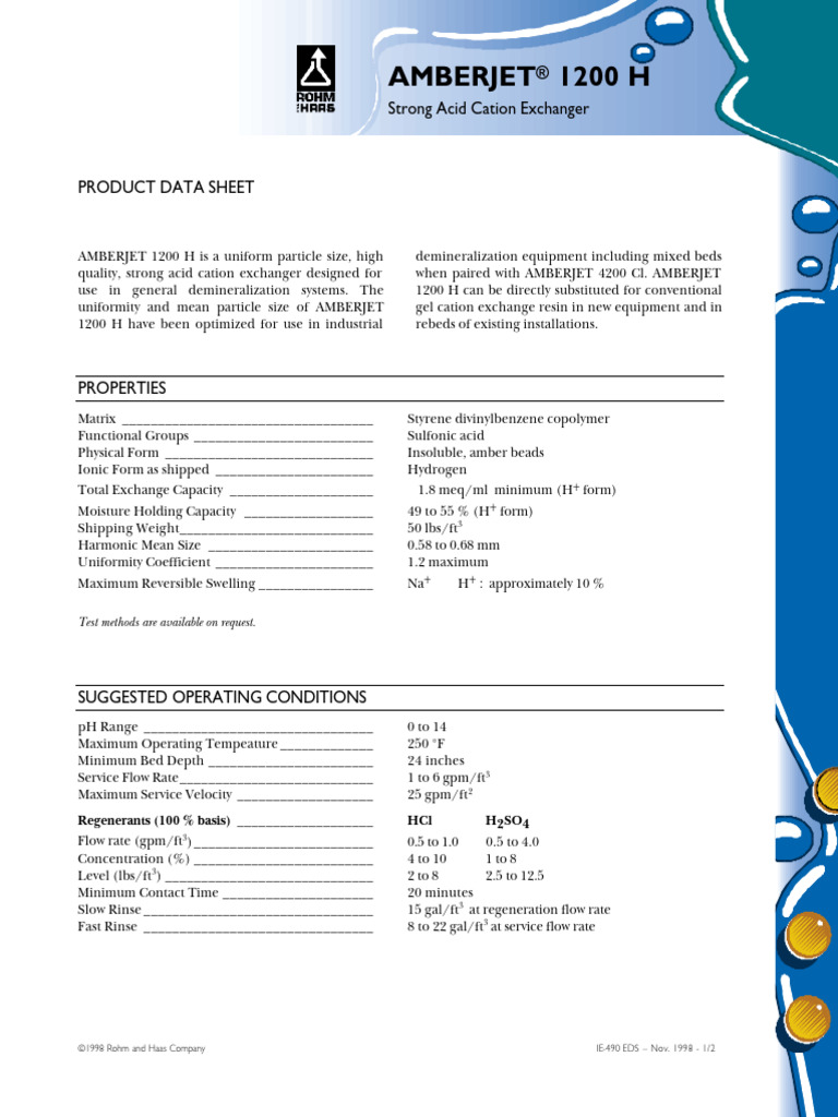 Amberjet 1200H | PDF