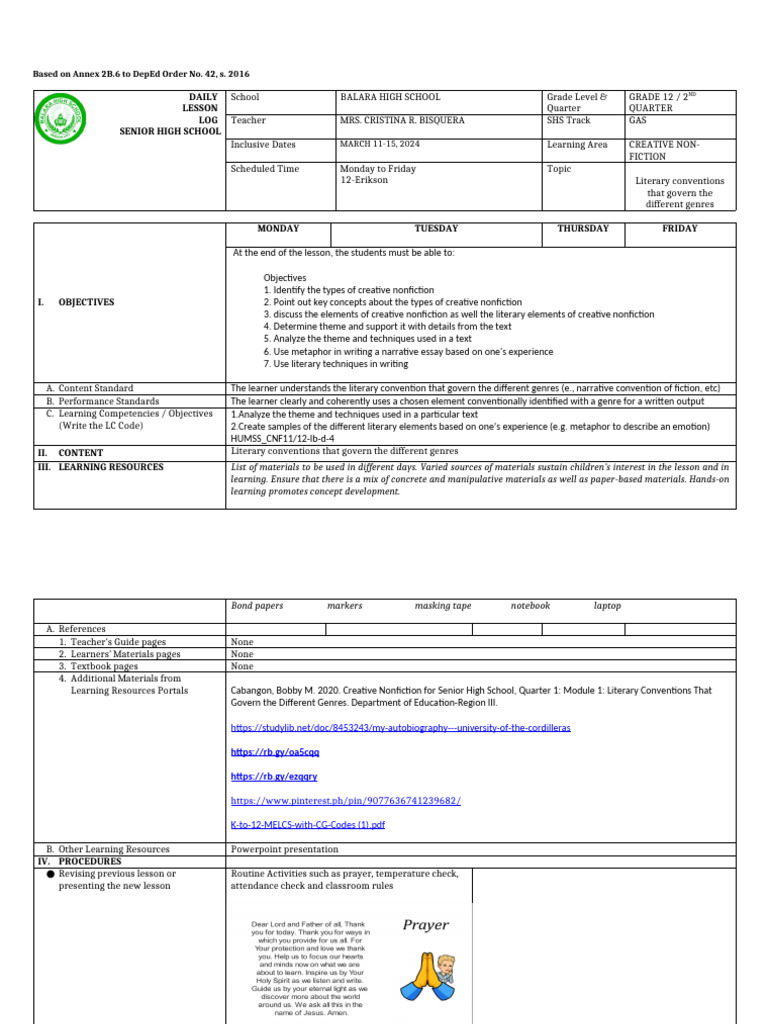 CNF-Q3-W4-DLL-March 11-15-2024 (Repaired) | PDF