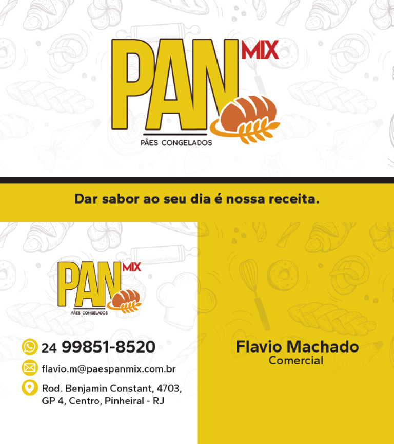 Cartão de visita-Pan mix | PDF