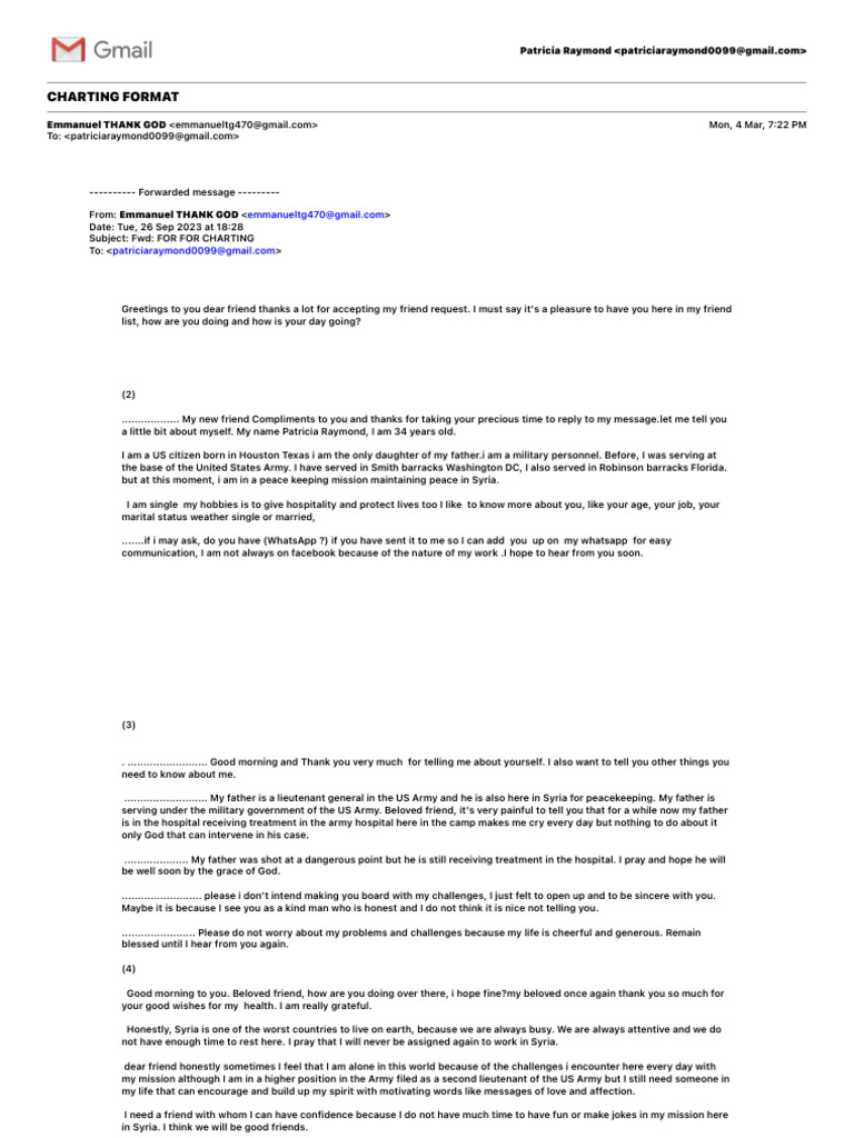 Charting Format | PDF
