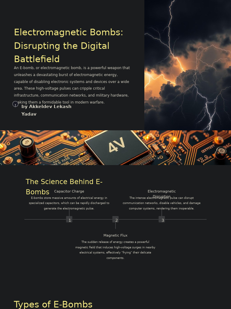 Electromagnetic Bombs Disrupting The Digital Battlefield | PDF ...