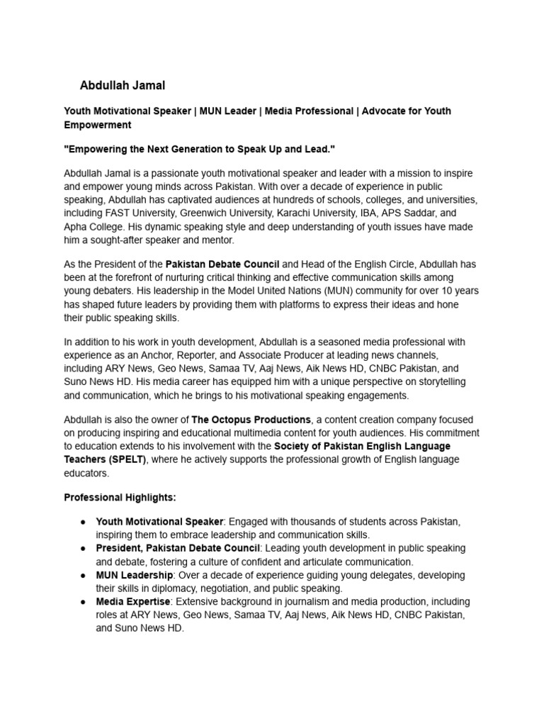 Abdullah Jamal | PDF