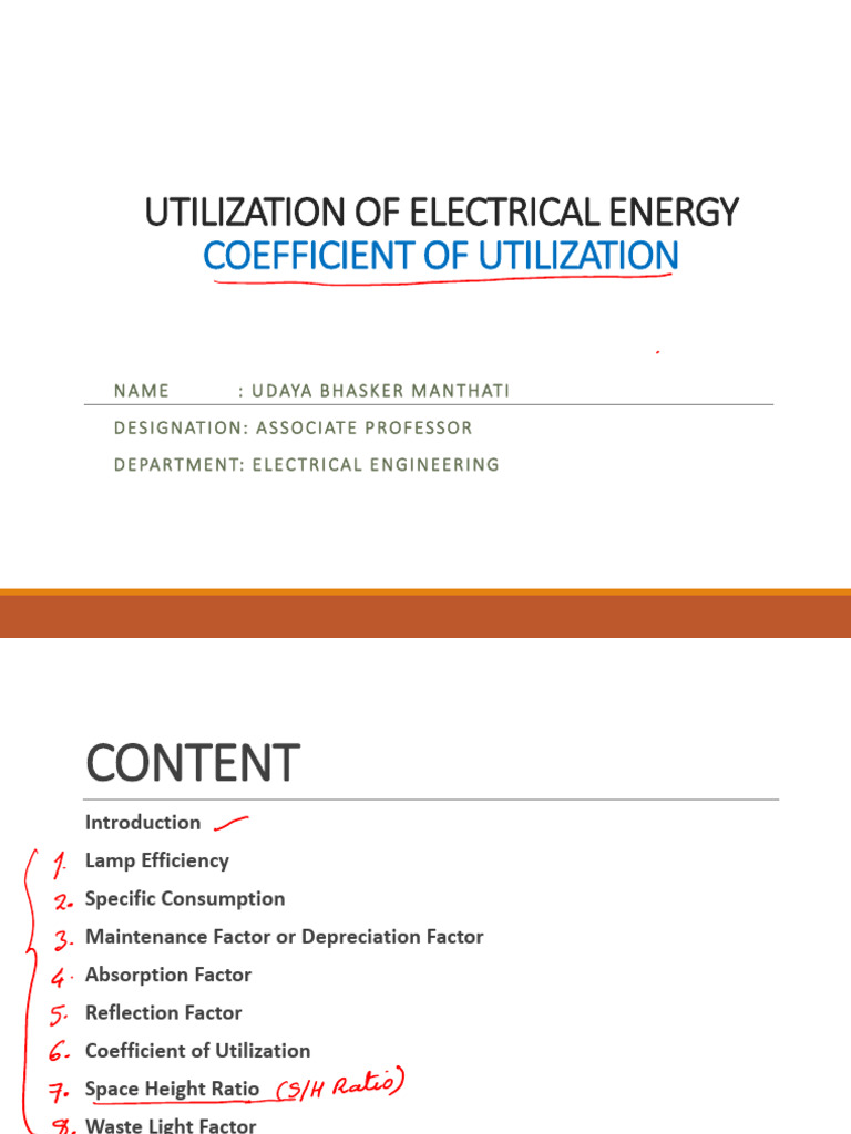 Mub - Coeffieicent of Utilization | PDF