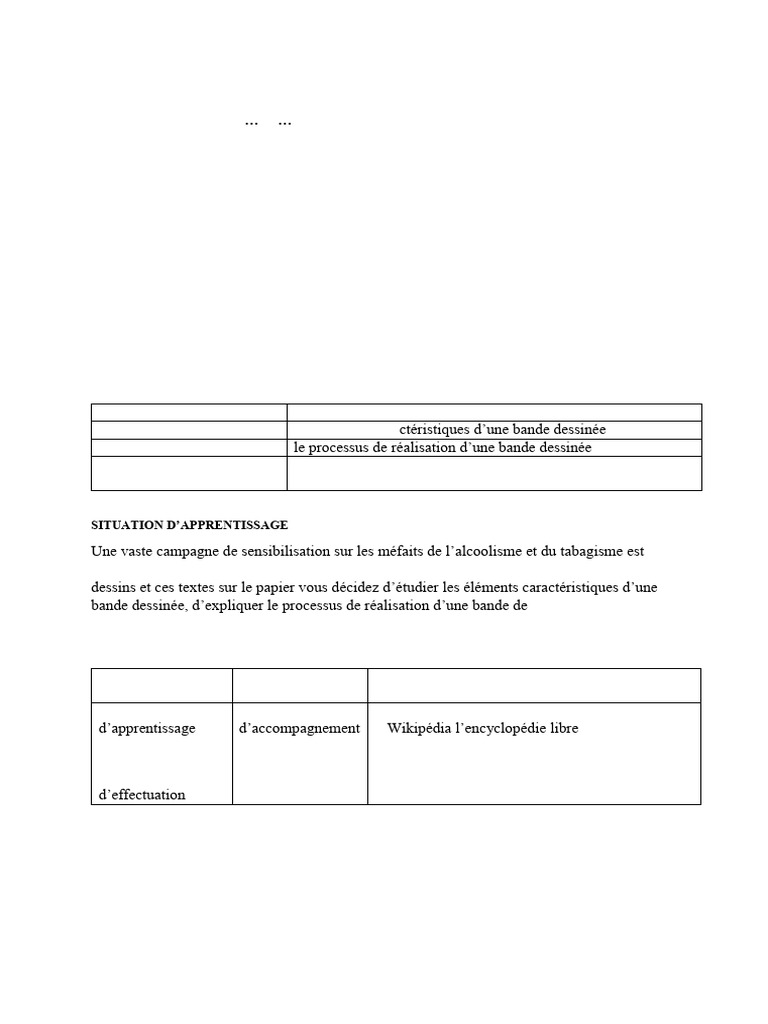 Lecon 1 Bande Dessinee | PDF