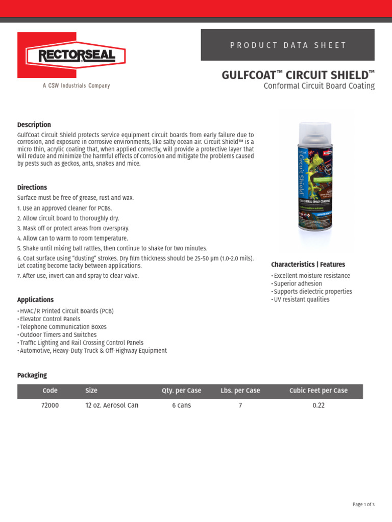 CircuitShield Aerosol PDS R50785 0621 WEB | PDF