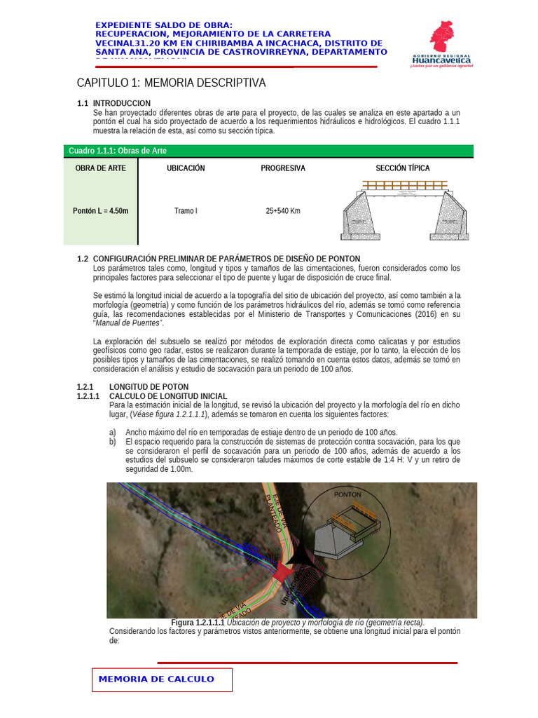 Capitulo-1 PONTON L.4.5 METOS | PDF | Fundación (Ingeniería ...