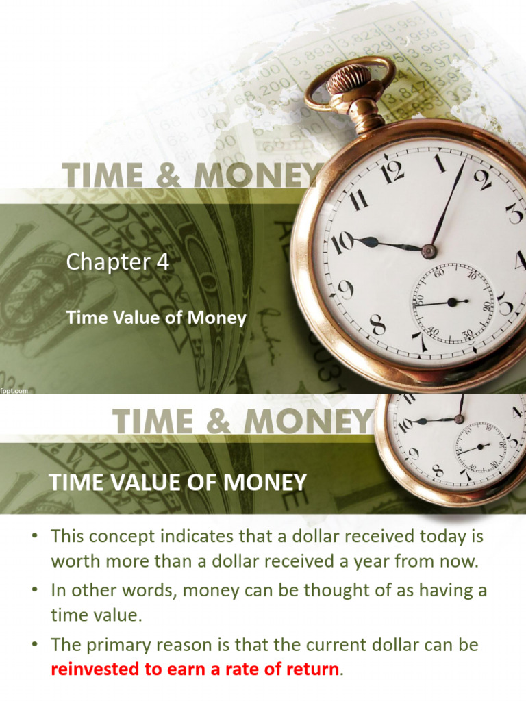 Chapter 4 Time Value of Money | PDF | Present Value | Business