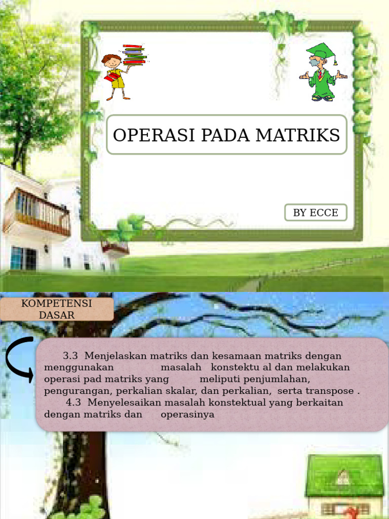 Kegiatan Belajar 3 OPERASI PADA MATRIKS | PDF