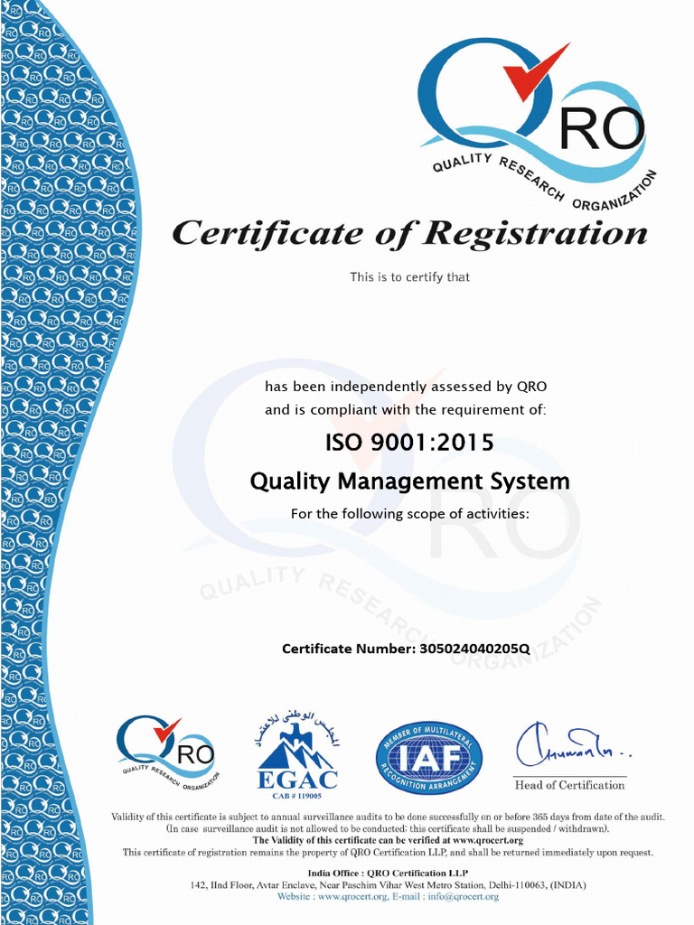 certificate-iso | PDF