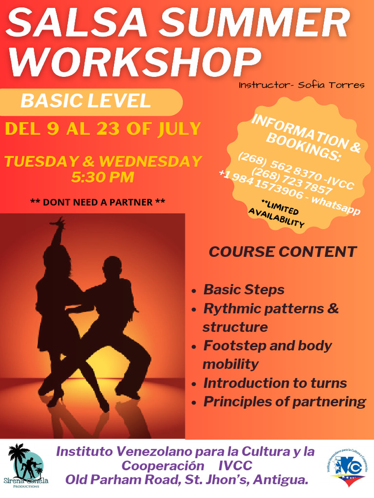 SALSA WORKSHOP POSTERS | PDF
