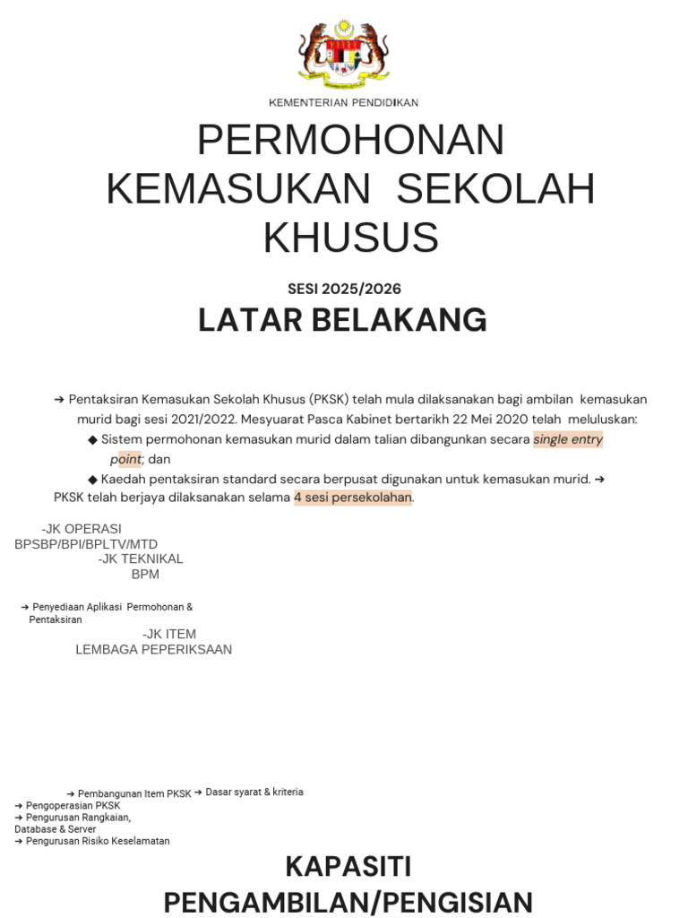 Overview PKSK 2025 - 2026 | PDF