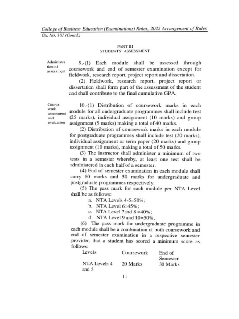 Common Examination Rules | PDF