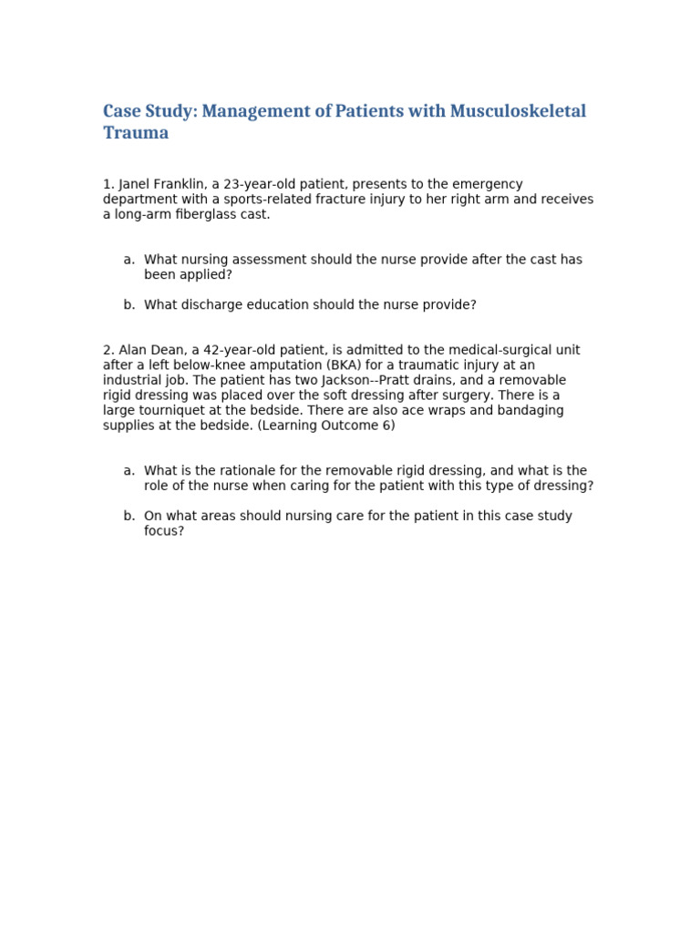 Case Study 3 Finals | PDF