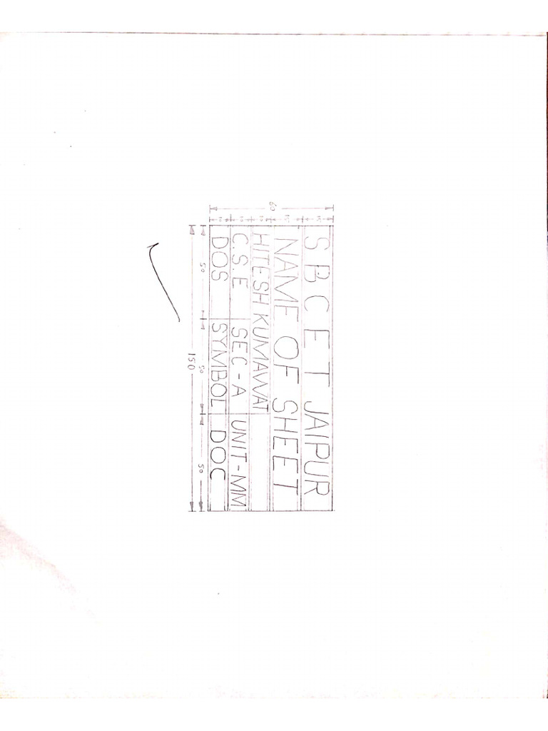 Drawing Sheet | PDF