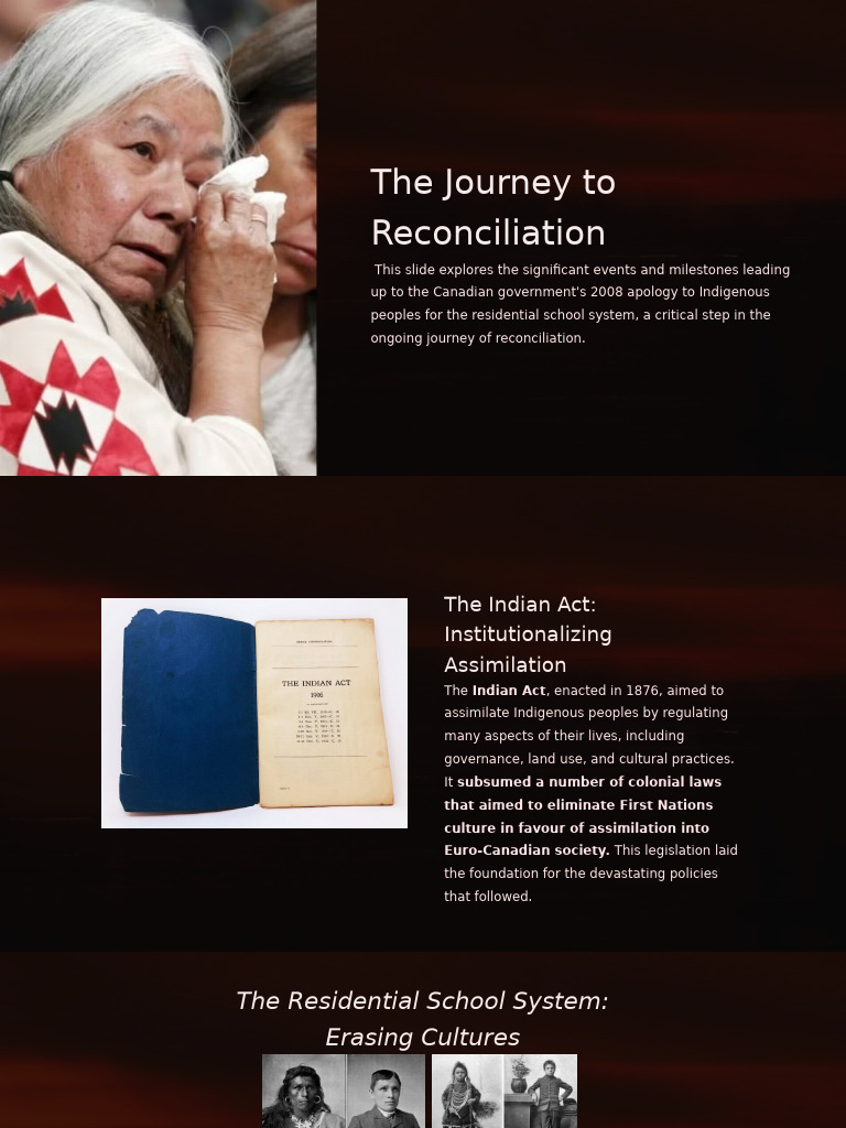 The Journey To Reconciliation | PDF | Ethnicity | Canada