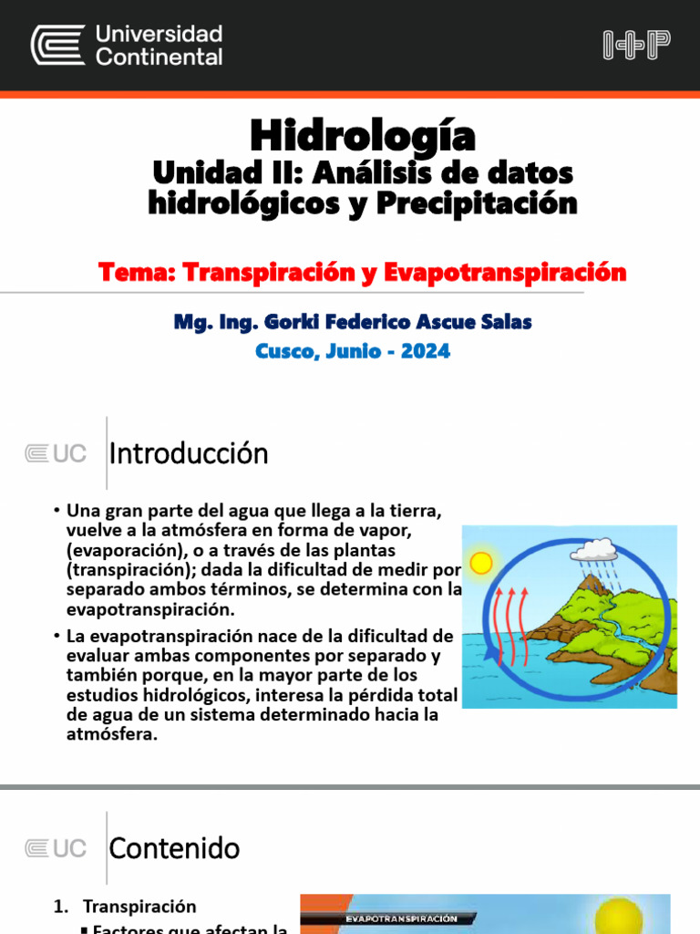 Hidrologia U2.2 2024 | PDF