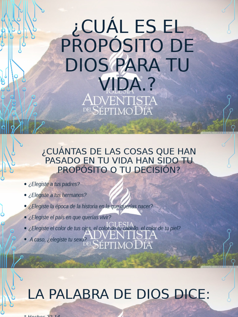 Cual Es El Proposito de Dios para | PDF Cual Es El Proposito de Dios para | PDF