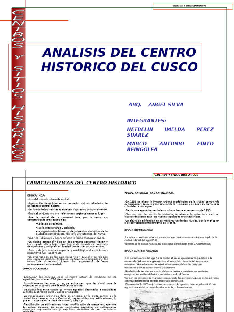 Analisis Cusco | PDF