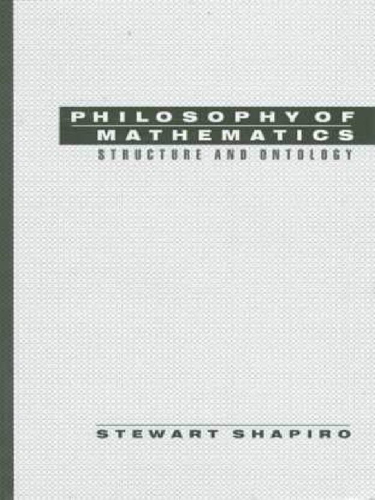 Philosophy of Mathematics Structure And | PDF