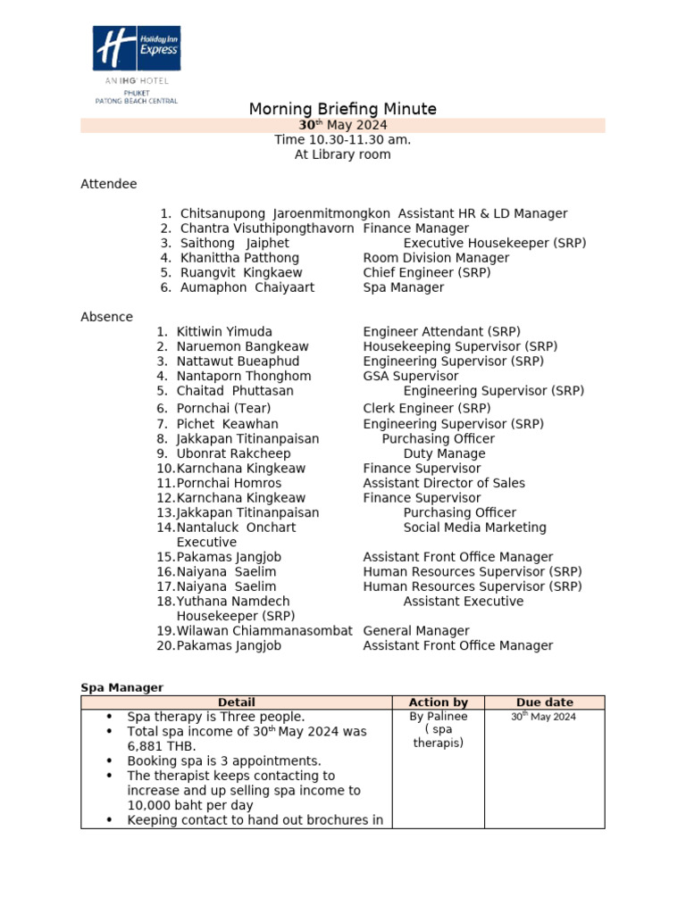 Morning Briefing | PDF