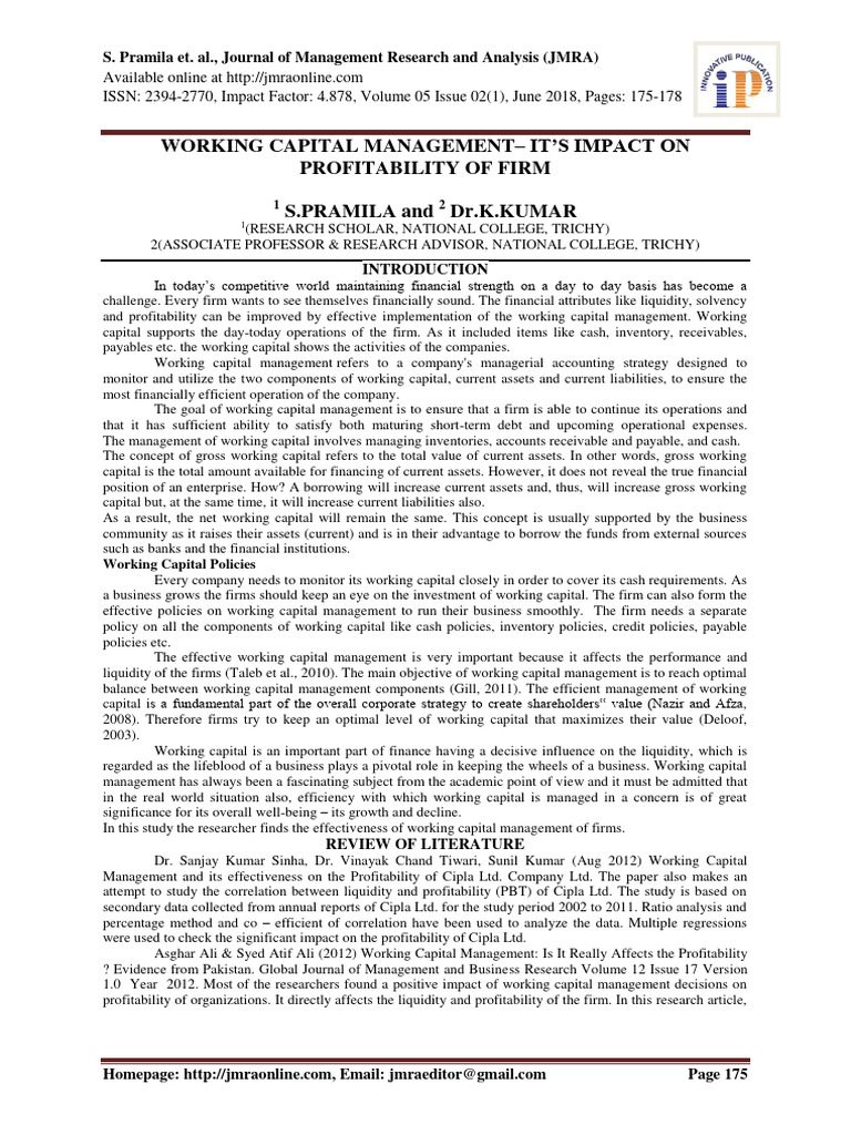 WORKING_CAPITAL_MANAGEMENT_ITS_IMPACT_ON | PDF