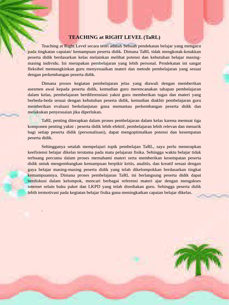 Fixxxxx MODUL AJAR TaRL | PDF