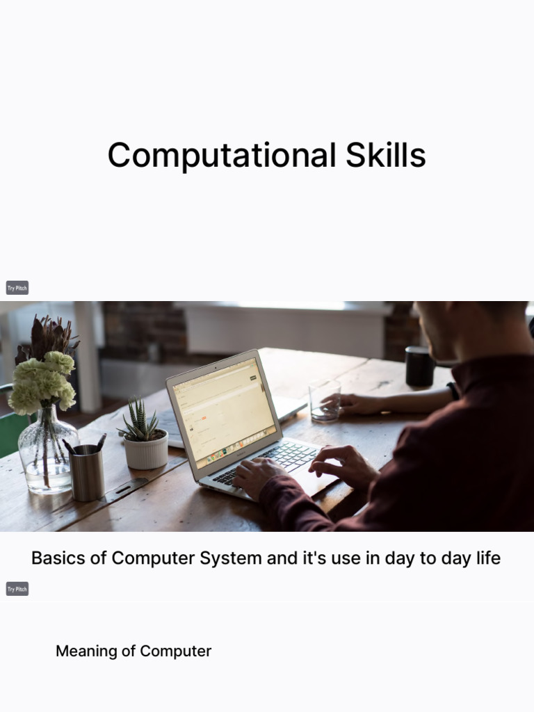 Computational Skills | PDF