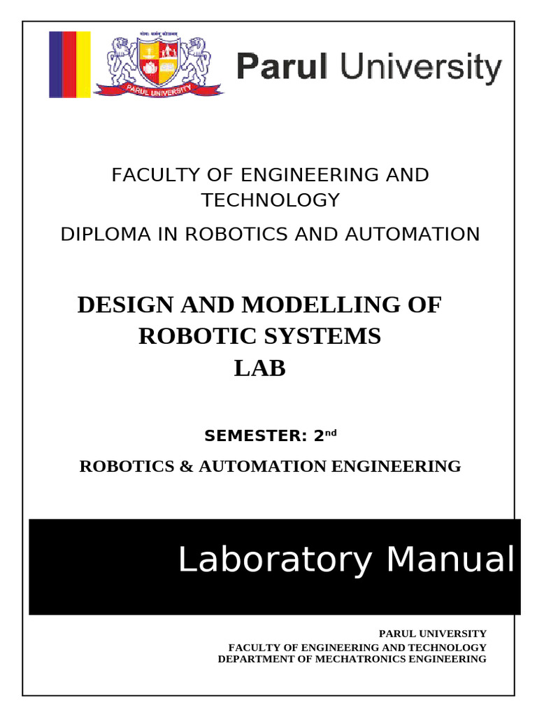 Design and Modelling of Robotics System | PDF | Kinematics | Art
