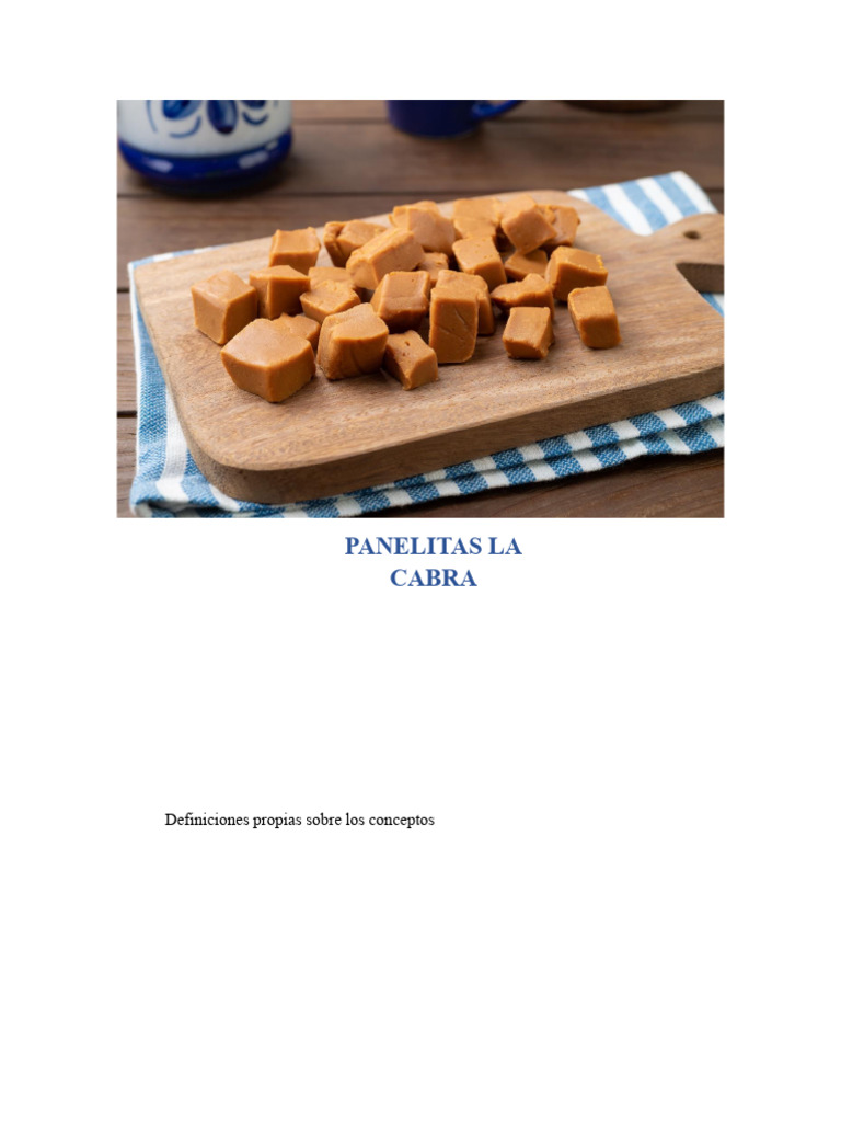 Estrategia Panelitas La Cabra Nathaly Daza | PDF