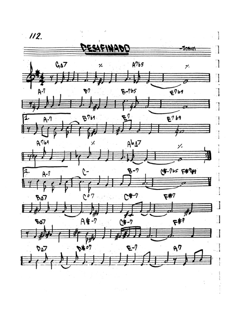 Desafinado | PDF