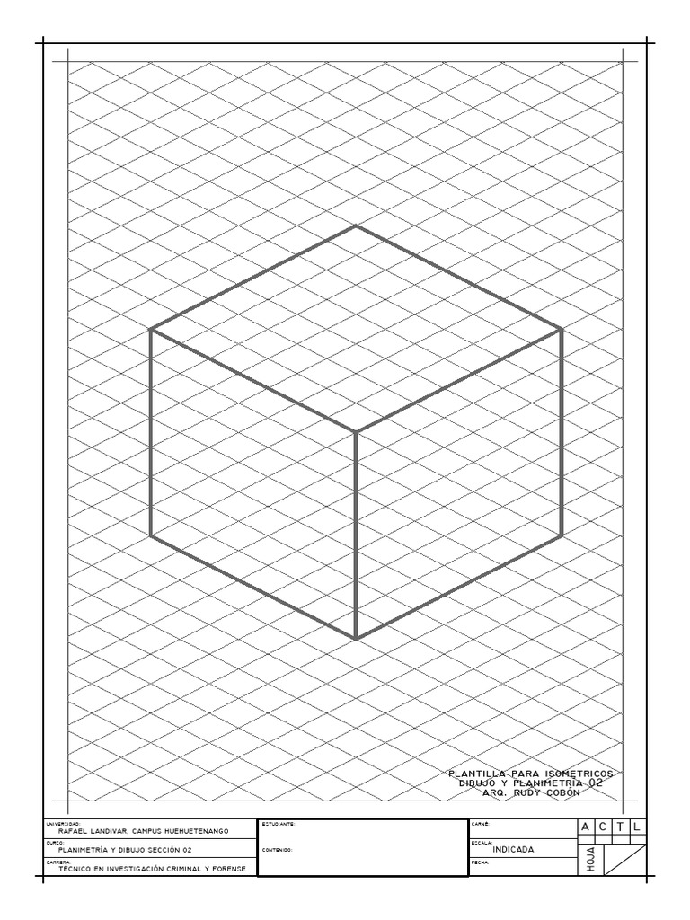 Plantilla Para Isometricos | PDF