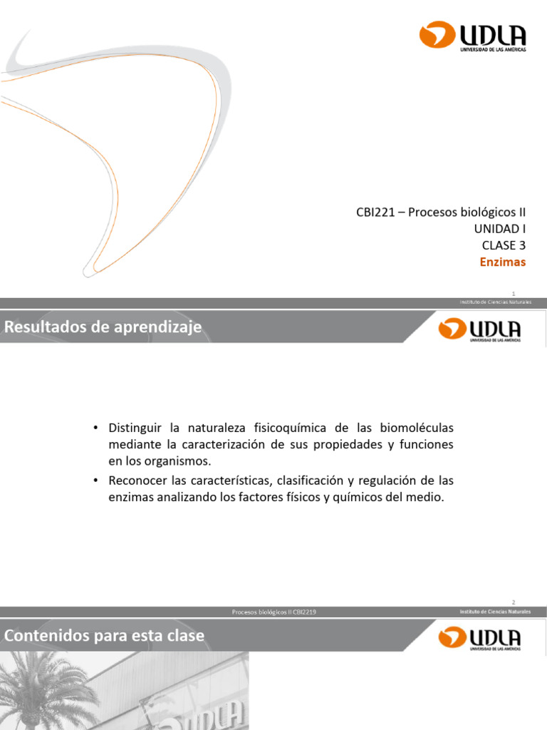Clase 03 - Enzimas 2023 | PDF