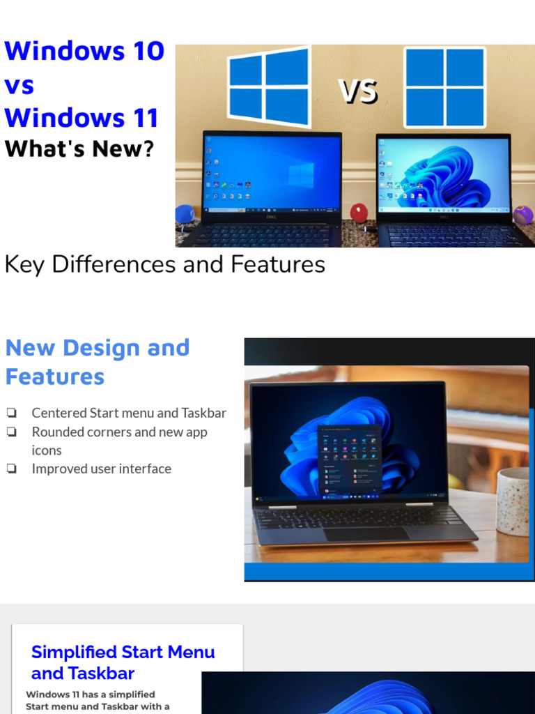 Windows 10 Vs Windows 11 | PDF