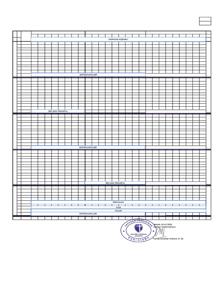 Jadwal 24-25 CC3-1 | PDF