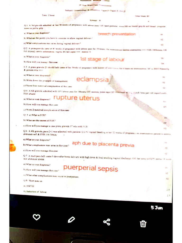 Gynae Obs Written | PDF