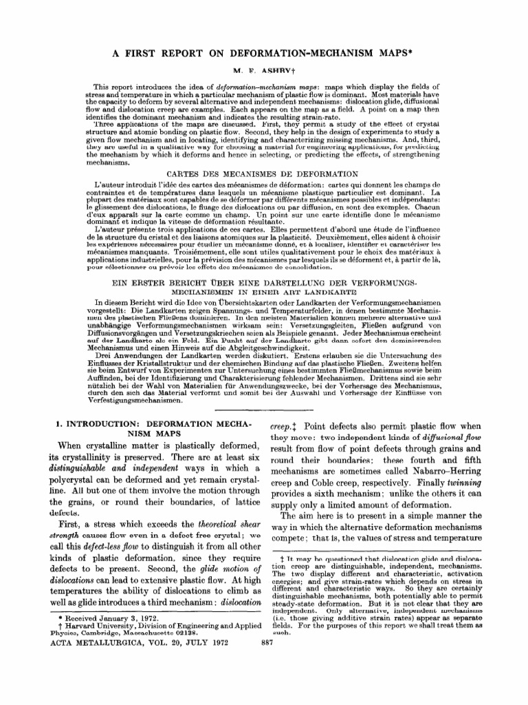 A first report on deformation-mechanism maps | PDF