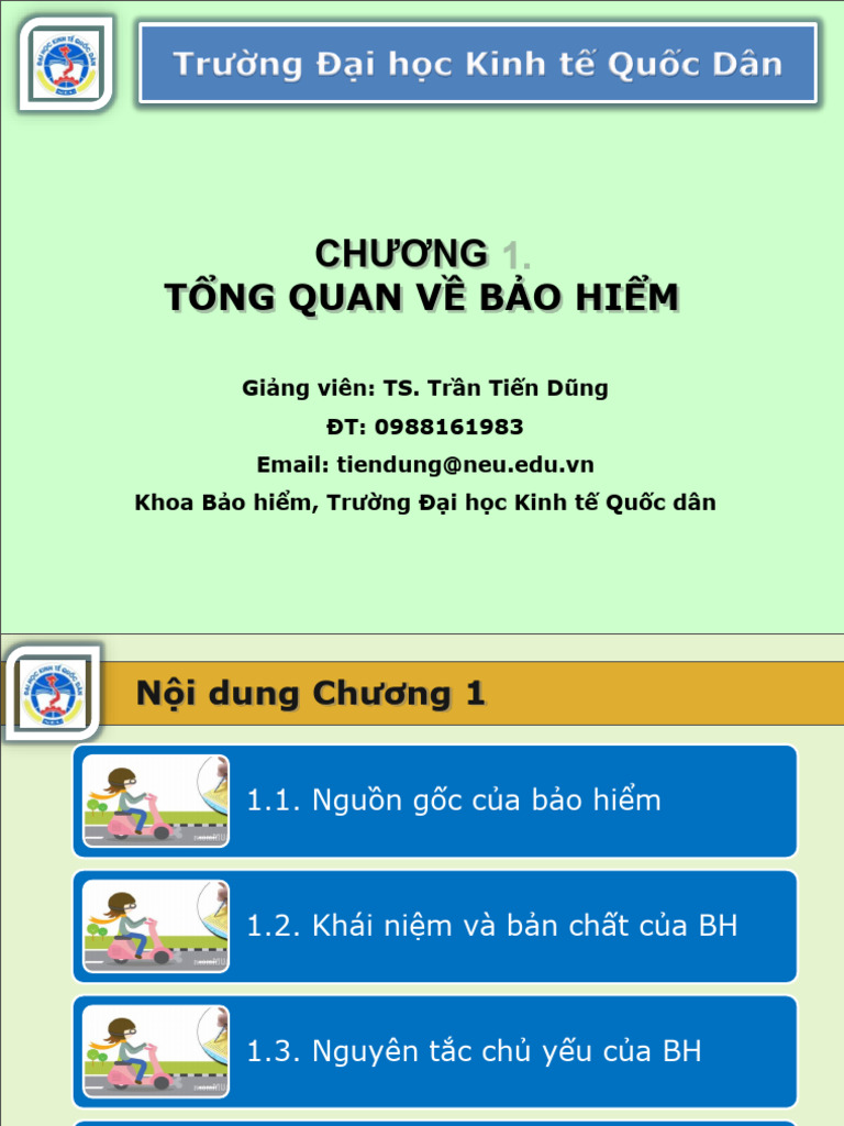 Chuong 1 - Tong Quan Ve Bao Hiem 2 | PDF