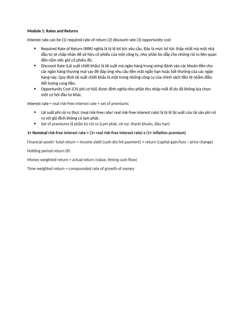 CFA Level 1 volume 1 | PDF