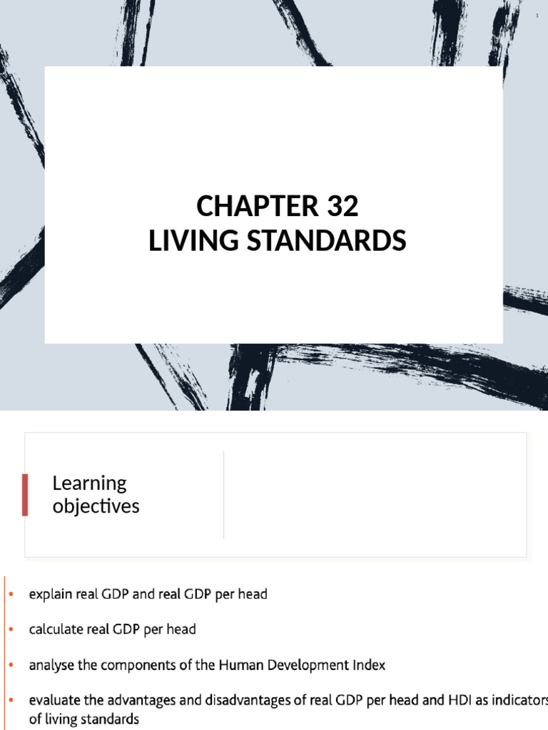 Measuring Living Standards and GDP Per Capita | PDF | Cost Of Living ...