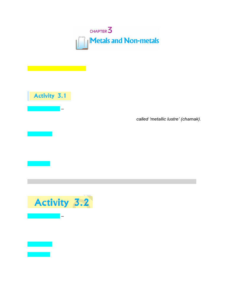 CW 1 ACTIVITY 1 To 6 | PDF