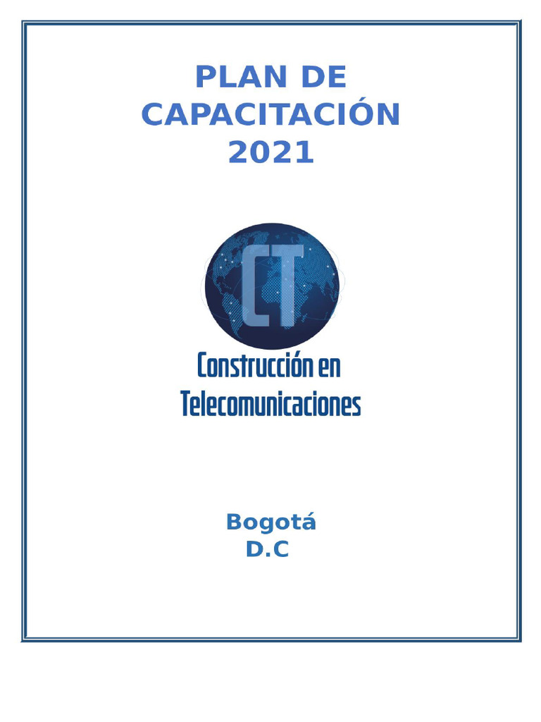 plan de capacitacion calameo | PDF