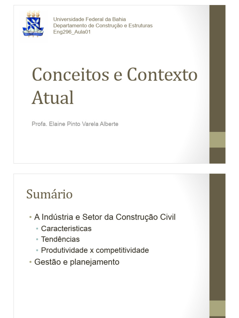 Eng296 Aula01 Contexto Atual | PDF
