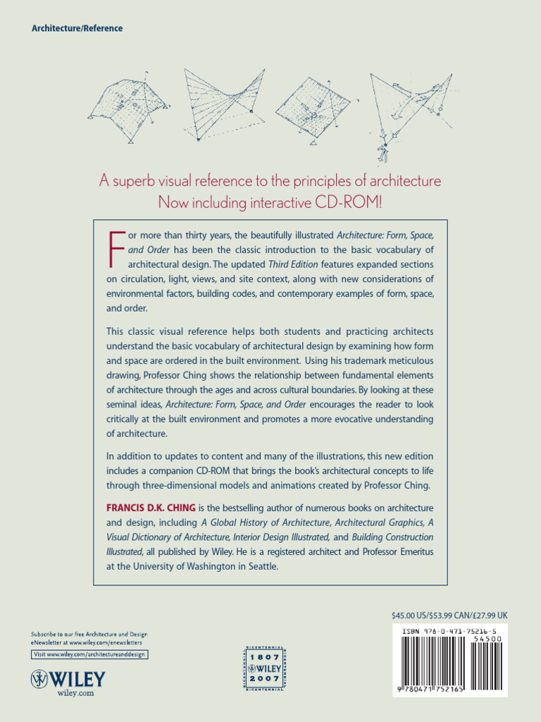 Ching-Architecture Form Space Order-450 | PDF