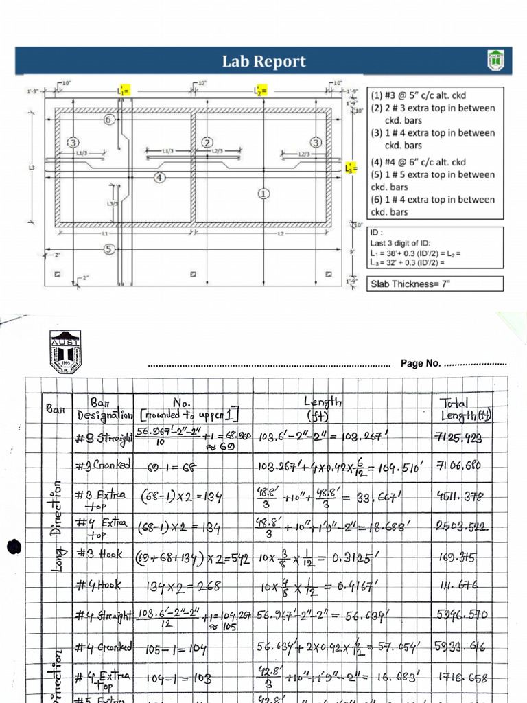 Quantity Surveying Lab Report-01 | PDF